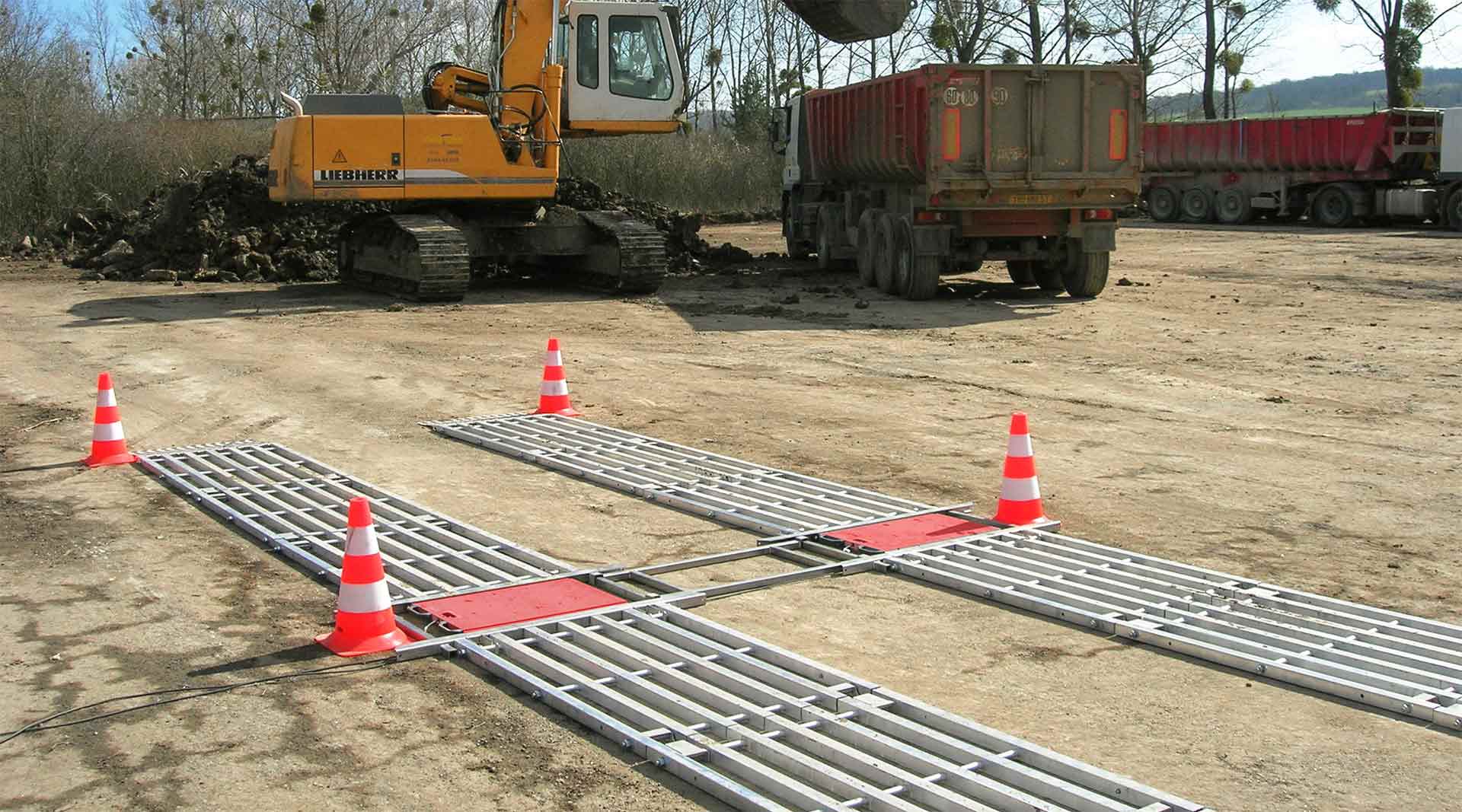Pèse essieux dynamique camion - Captels Pesage